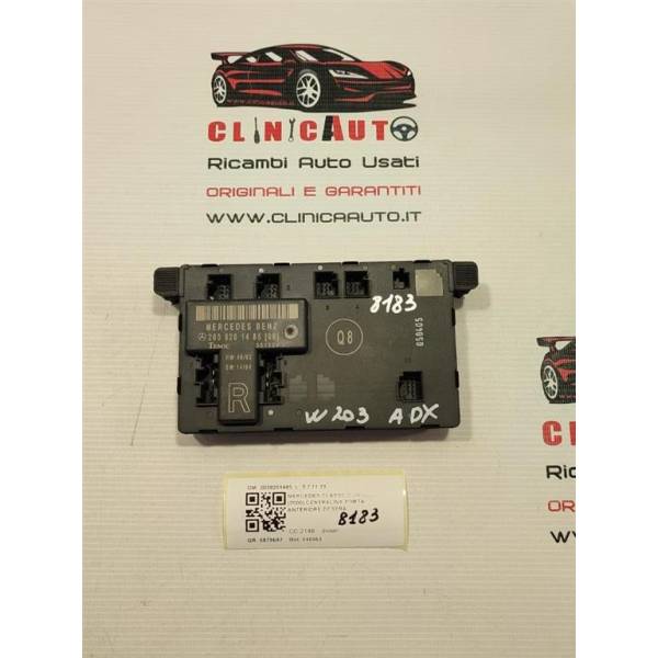 2038201485 CENTRALINA PORTA DX PASSEGGERO MERCEDES Classe C Berlina ...