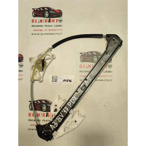MECCANISMO ALZAVETRO POST. DX AUDI A3 Sportback Serie (8VF) 8V4839462 (16>)