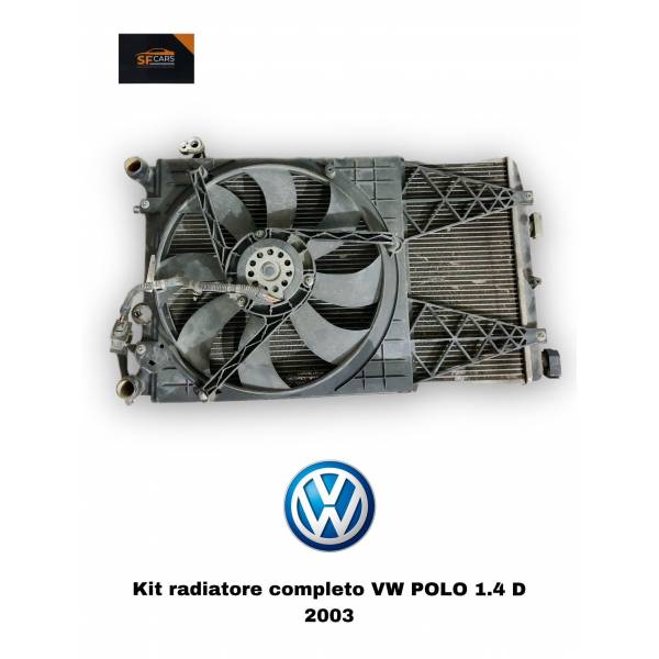 KIT RADIATORI VOLKSWAGEN Polo 4Â° Serie Benzina (2003) RICAMBI USATI