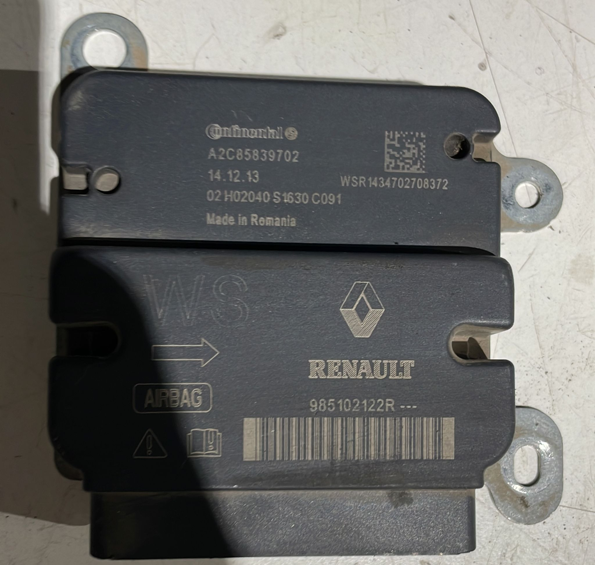 KIT AIRBAG COMPLETO DACIA Sandero 1° Serie (08>12)