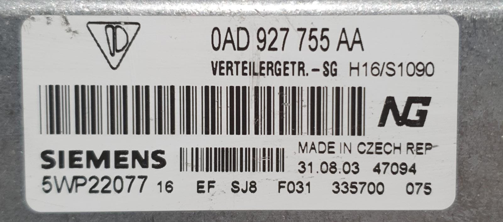 CENTRALINA TRASMISSIONE PORSCHE Cayenne 1° Serie benzina 4500 (02>07)