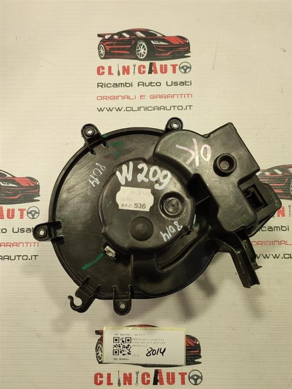 9400784 VENTOLA ABITACOLO MERCEDES CLK Cabrio W209 1 benzina (1 ...