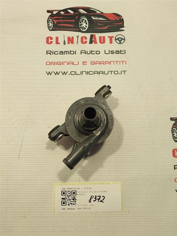 POMPA ACQUA TOYOTA C-HR Ibrida G9040-47040 2ZRFXE gas 1798 (16>23)