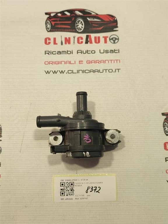 POMPA ACQUA TOYOTA C-HR Ibrida G9040-47040 2ZRFXE gas 1798 (16>23)