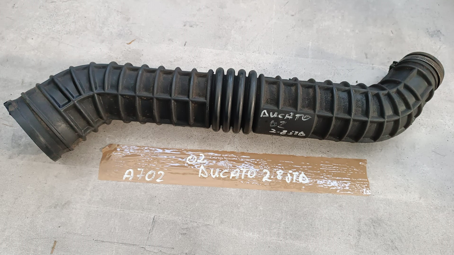 TUBO ASPIRAZIONE FILTRO ARIA FIAT Ducato 4° Serie diesel 2.8 (02>06)