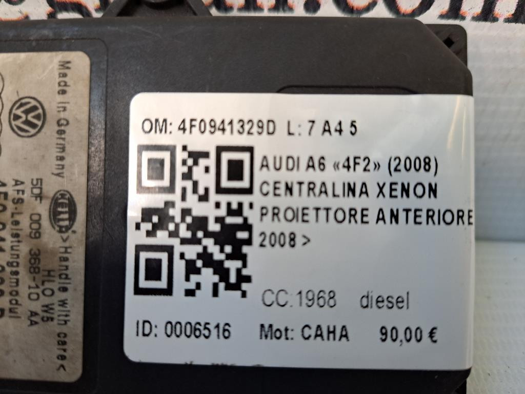 CENTRALINA XENON AUDI A6 Berlina Serie C6 (4F2) 4F0941329D (04>12)