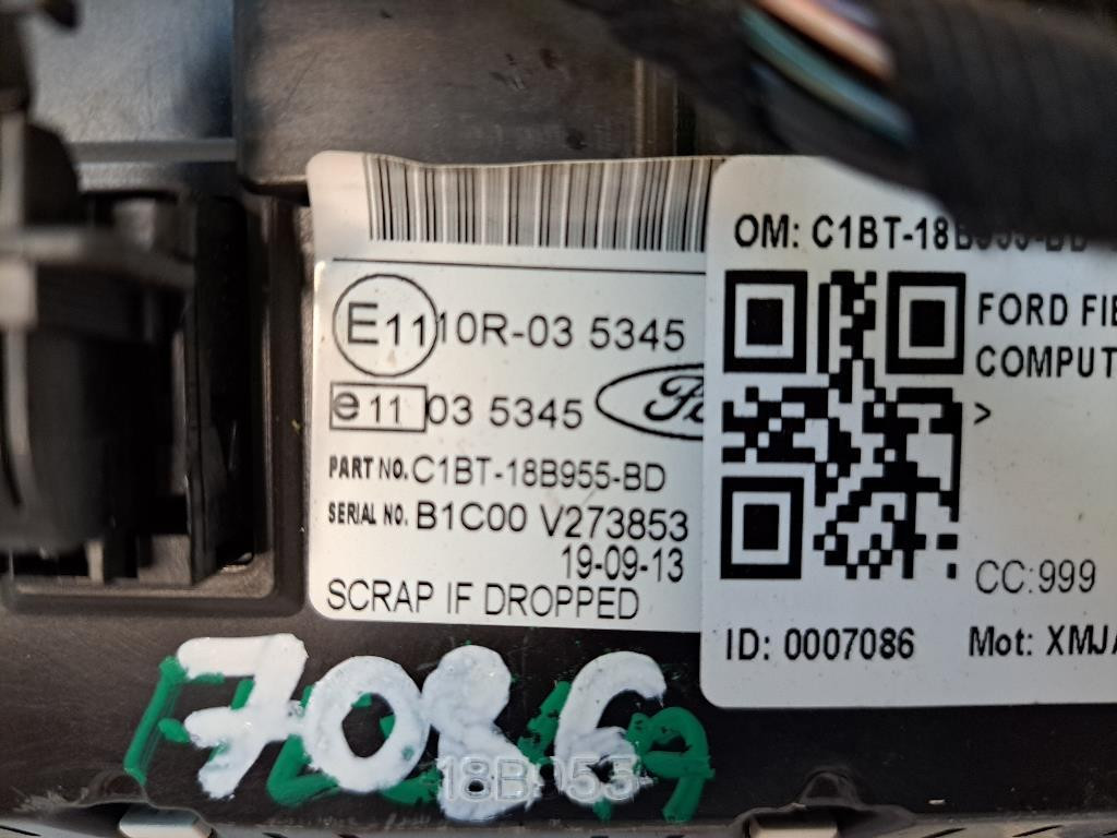 COMPUTER DI BORDO FORD Fiesta 6° Serie Restyling C1BT-18B955-BD (13>)