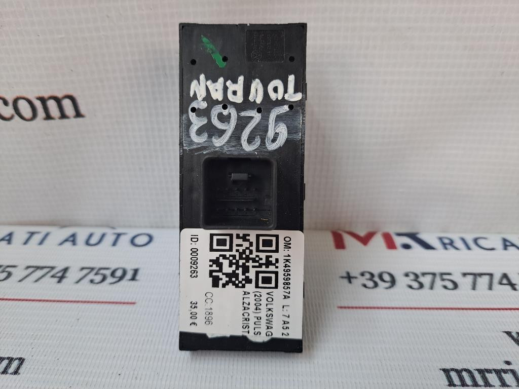 PULSANTIERA ALZAVETRI CENTRALE VOLKSWAGEN Golf 5 Berlina 1K4959857A (03>08)