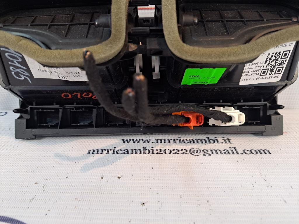 BOCCHETTE ARIA CENTRALE VOLKSWAGEN Polo 5° Serie 6R0819728 (09>17)