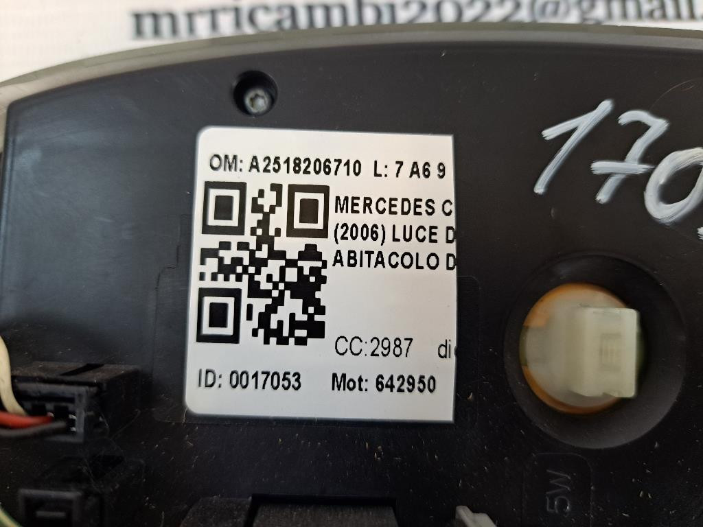 PLAFONIERA MERCEDES Classe R W251 A2518206710 (05>)