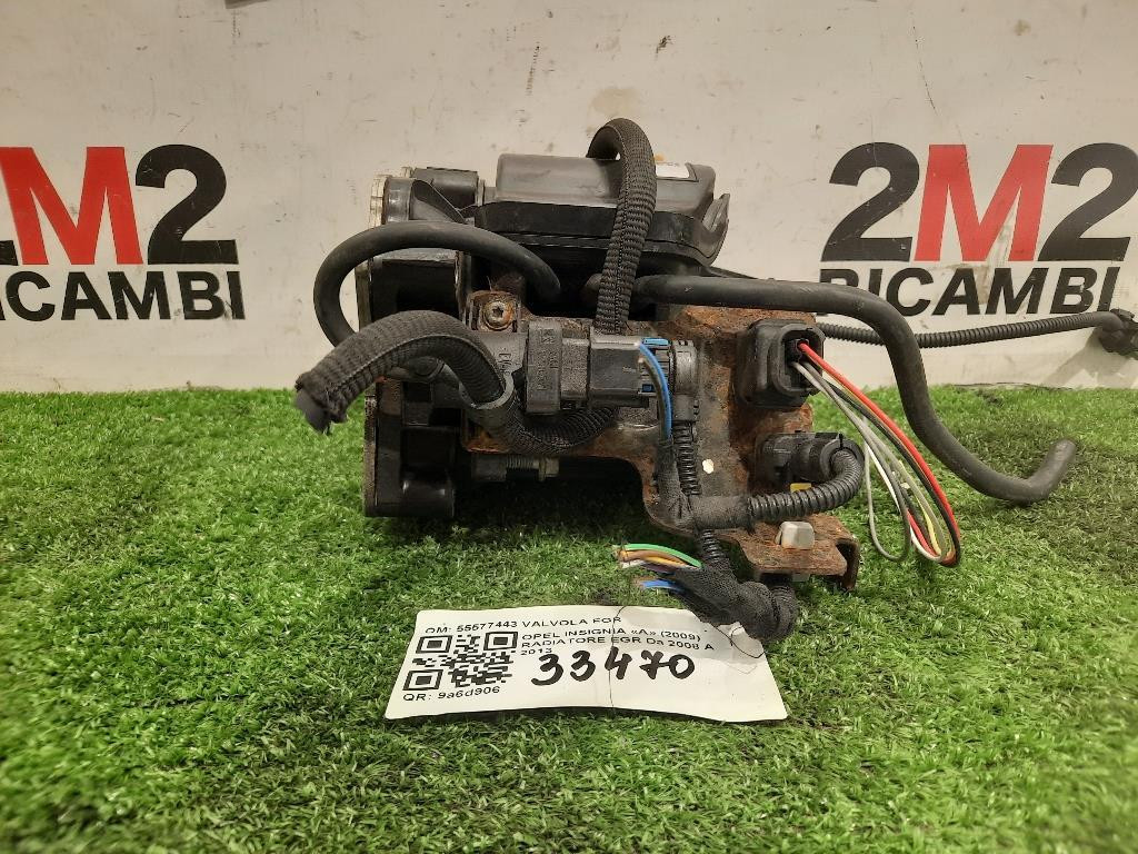 RADIATORE SCARICO GAS EGR OPEL Insignia Berlina 55577443 VALVOLA EGR ...