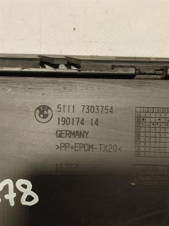 GRIGLIA PARAURTI ANTERIORE DESTRA BMW X1 Serie (E84) 5111 7303754 ...