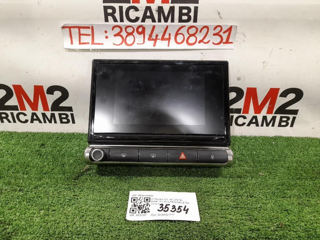 DISPLAY CITROEN C3 Serie 9828476980 DV5RD/YHY (09>15)