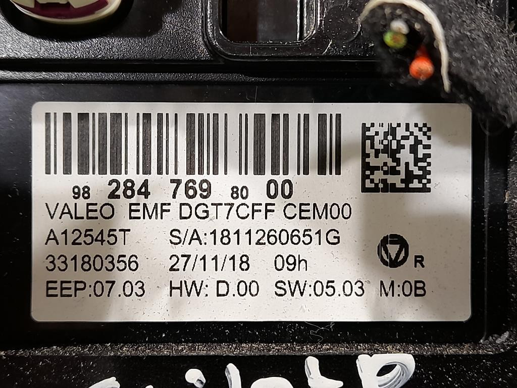 DISPLAY CITROEN C3 Serie 9828476980 DV5RD/YHY (09>15)