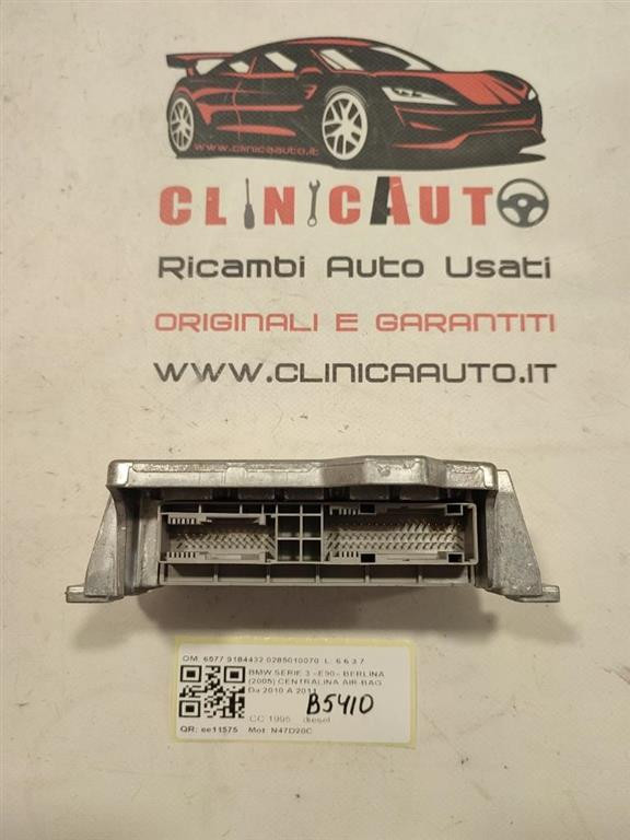 CENTRALINA AIRBAG BMW Serie 3 E90 Berlina 6577 9184432 0285010070 N47D20C (05>08)