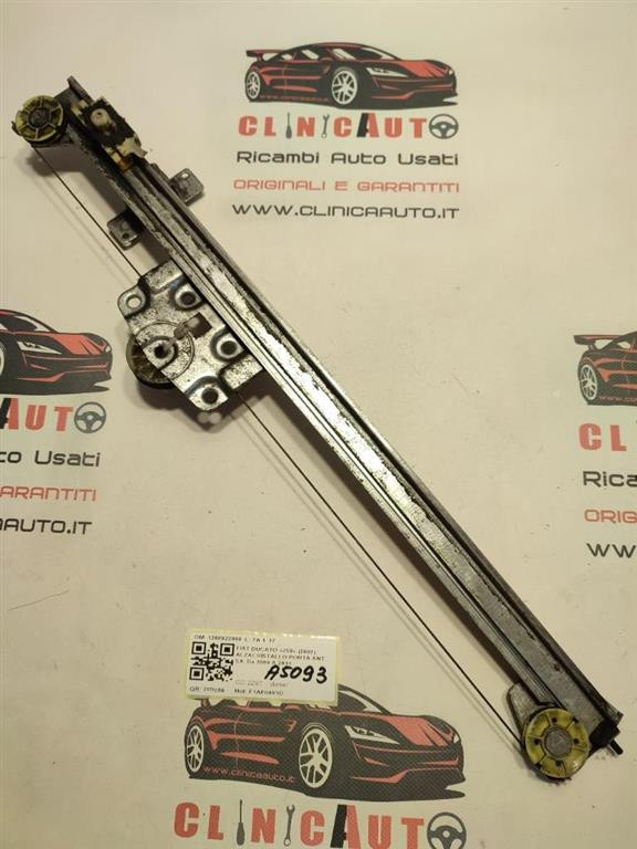 MECCANISMO ALZAVETRO ANT. SX FIAT Ducato 5° Serie 1368922080 F1AE0481D ...