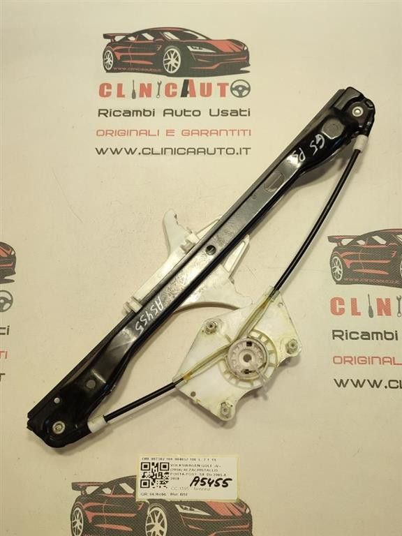 MECCANISMO ALZAVETRO POST. SX VOLKSWAGEN Golf 5 Berlina 997362 104 ...