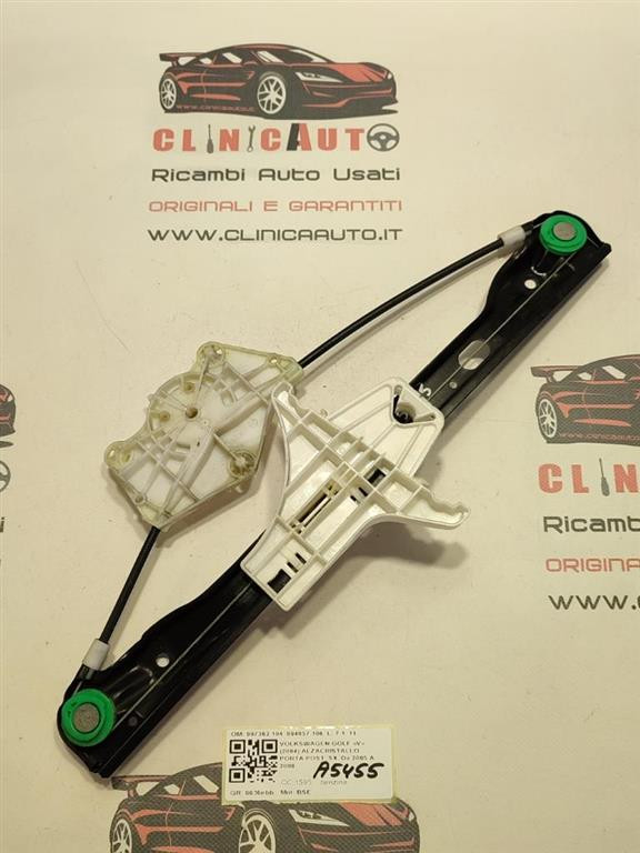 MECCANISMO ALZAVETRO POST. SX VOLKSWAGEN Golf 5 Berlina 997362 104 ...