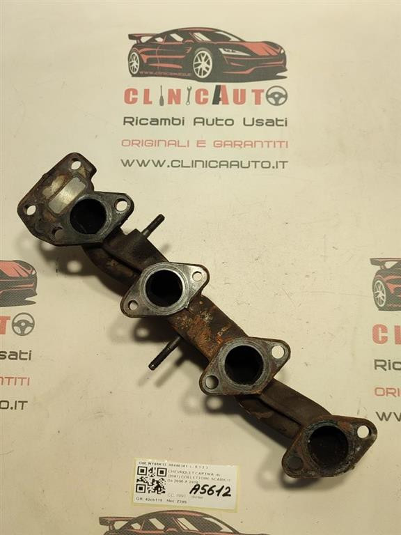 COLLETTORE DI SCARICO CHEVROLET Captiva 1° Serie NY46K13 96440361 Z20S ...