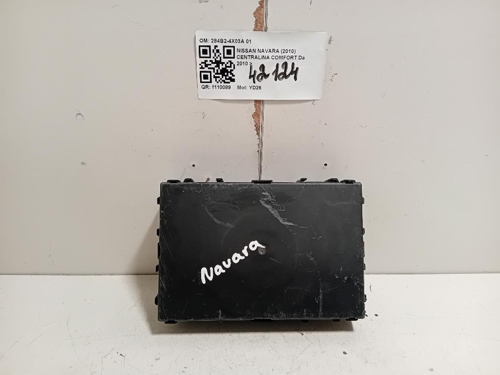 CENTRALINA COMFORT NISSAN Navara Serie 284B2-4X03A 01 BODY COMPUTER ...