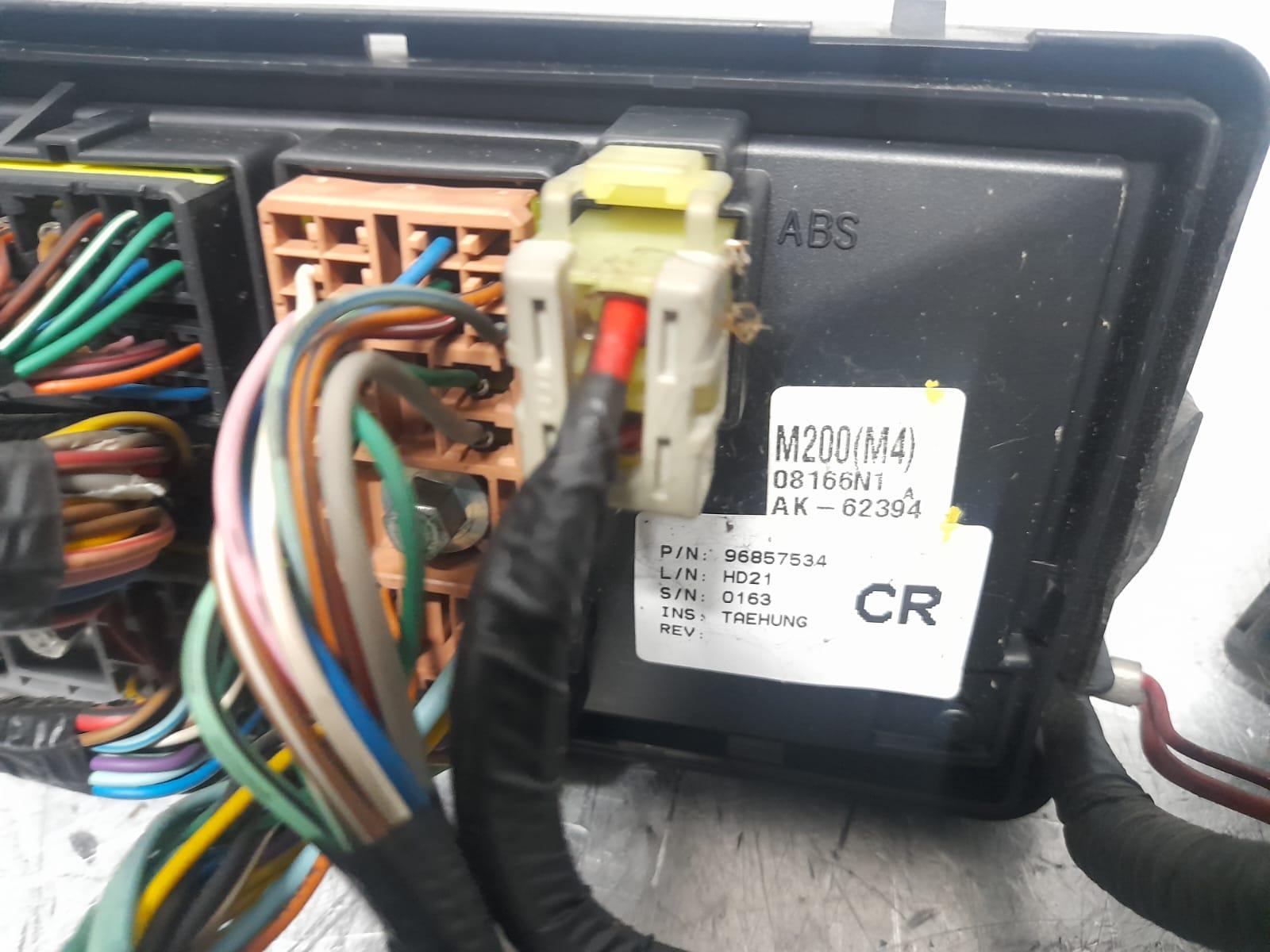 CENTRALINA PORTA FUSIBILI CHEVROLET Matiz 4° Serie 96857534 LBF(49CUL3 ...