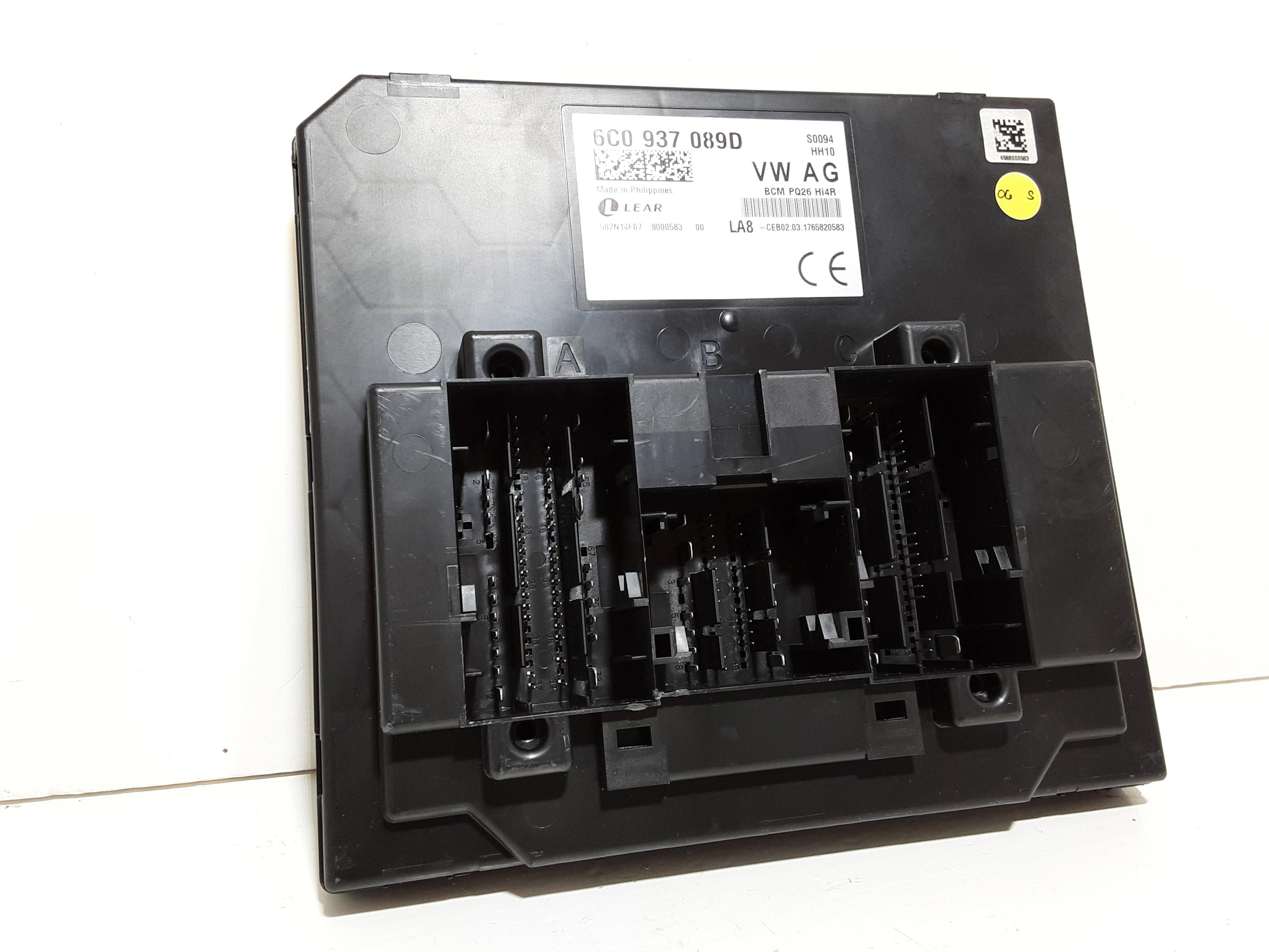 CENTRALINA BCM VOLKSWAGEN Polo 5° Serie 6C0937089D CHYB Benzina 1000 ...