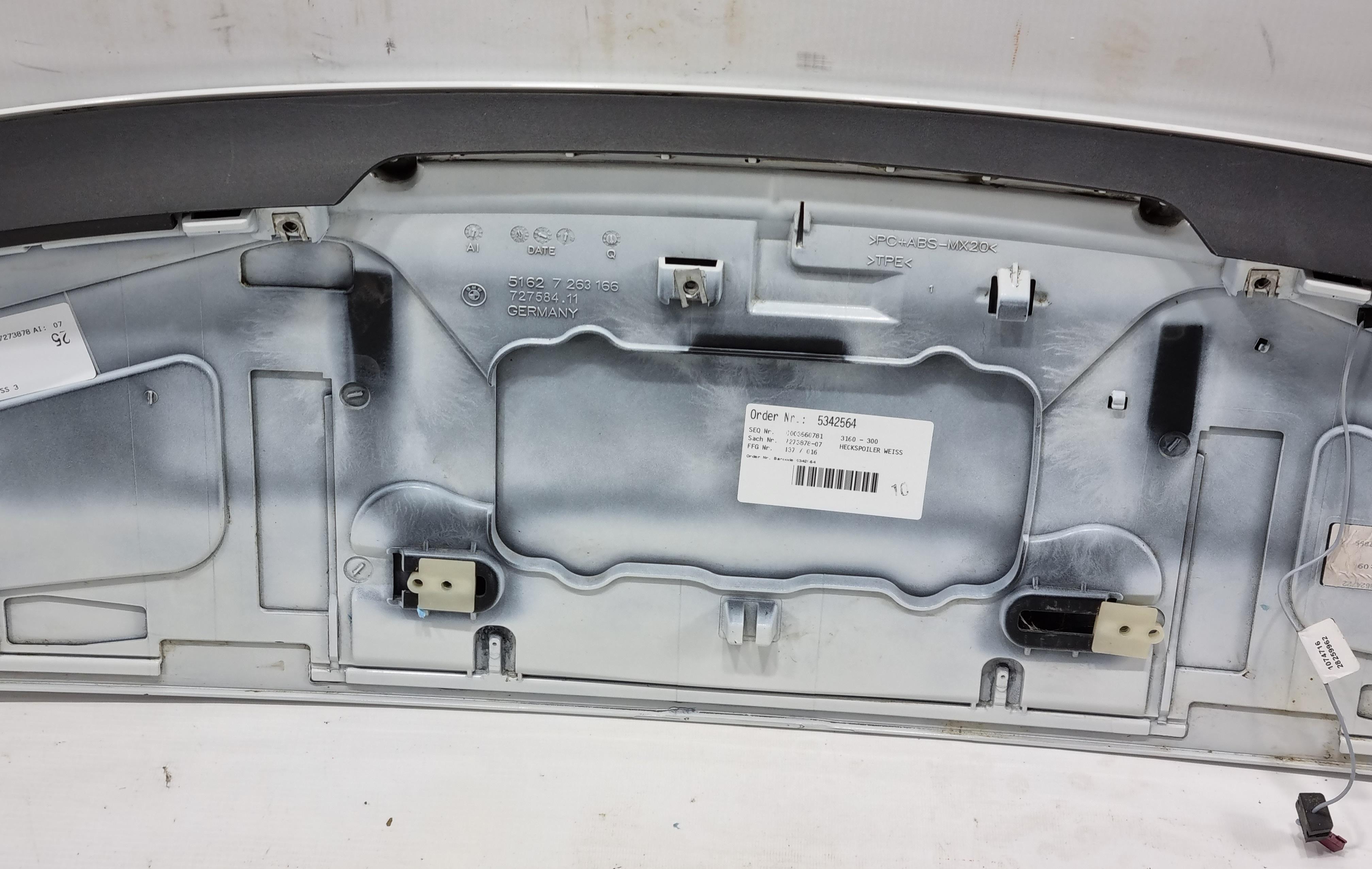 SPOILER PORTELLONE POSTERIORE BMW Serie 3 F31 Touring 51627263166 B47 ...