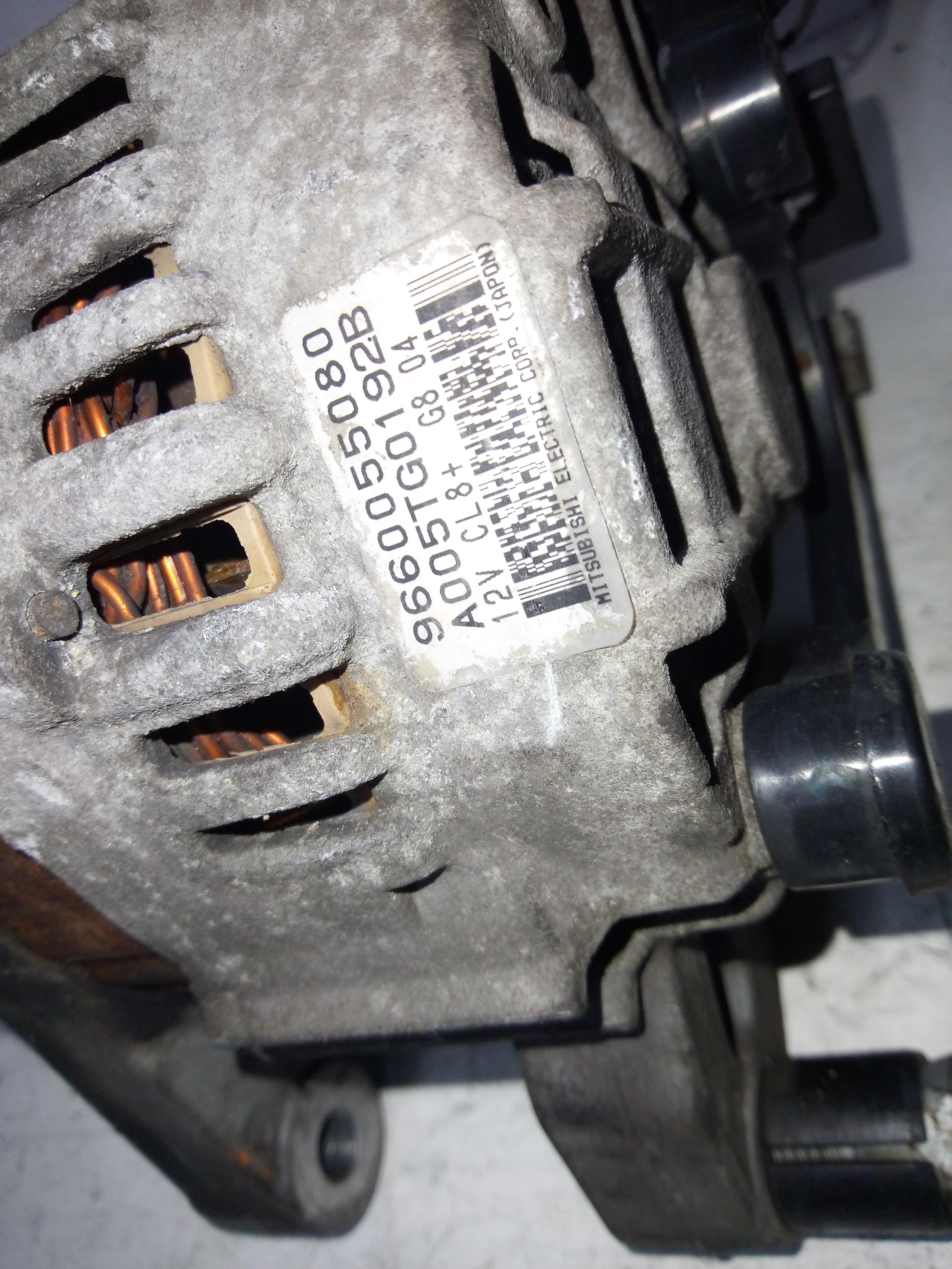 ALTERNATORE CITROEN C3 1° Serie 9660055080 HFX (TU1A), HFX (TU1JP ...