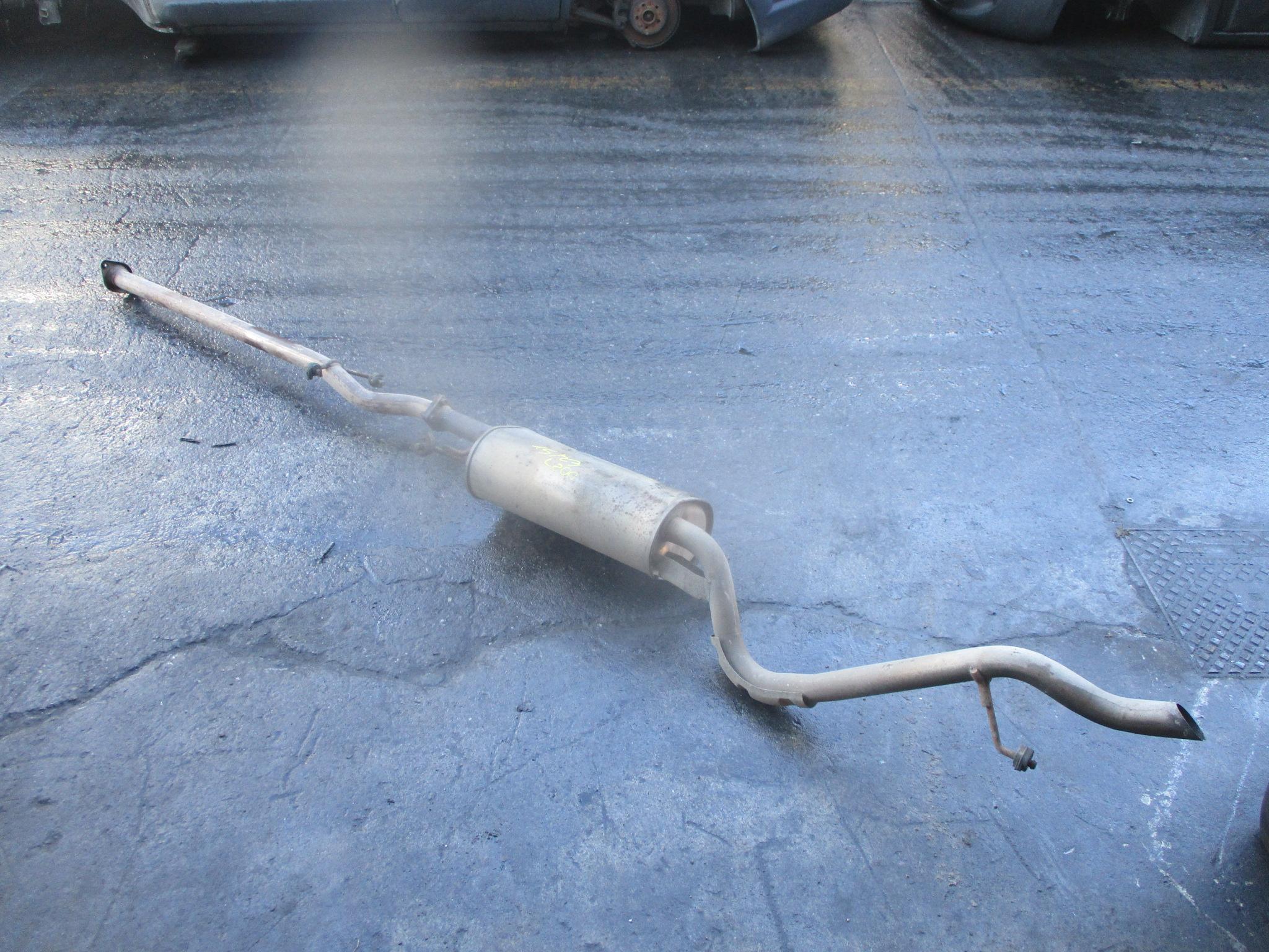 MARMITTA COMPLETA DI TERMINALE SCARICO MITSUBISHI L 200 4° Serie 4D56 ...