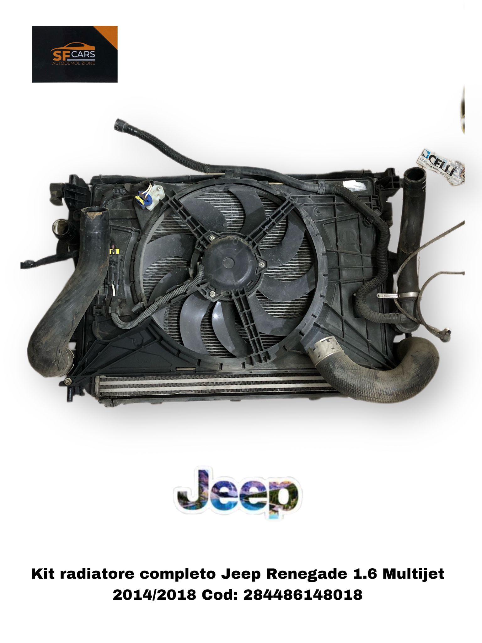 KIT RADIATORI JEEP Renegade Serie Diesel 1.6 (14>)