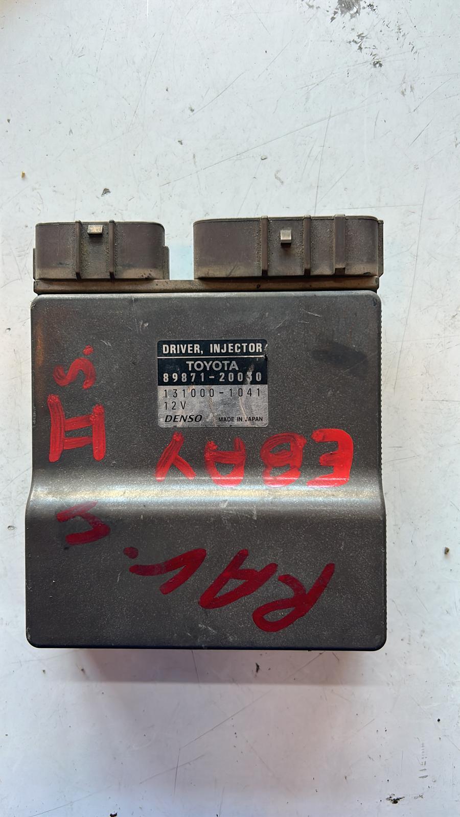 CENTRALINA INIETTORI TOYOTA Rav4 2° Serie 89871-20030 Diesel 2000 (00>03)