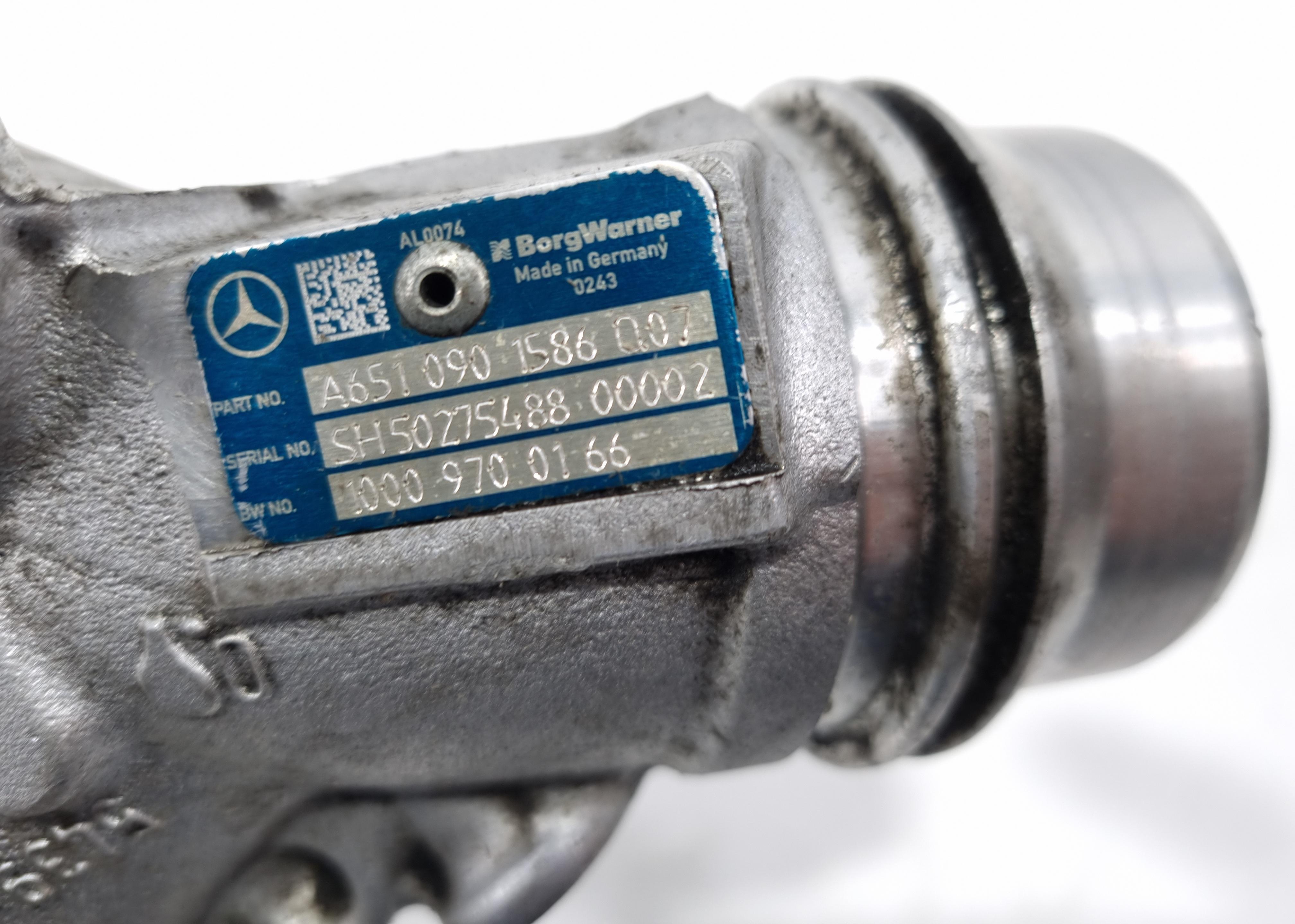 TUBO PRESSIONE TURBO MERCEDES Classe C Cabrio W205 A6510901586 OM 651. ...