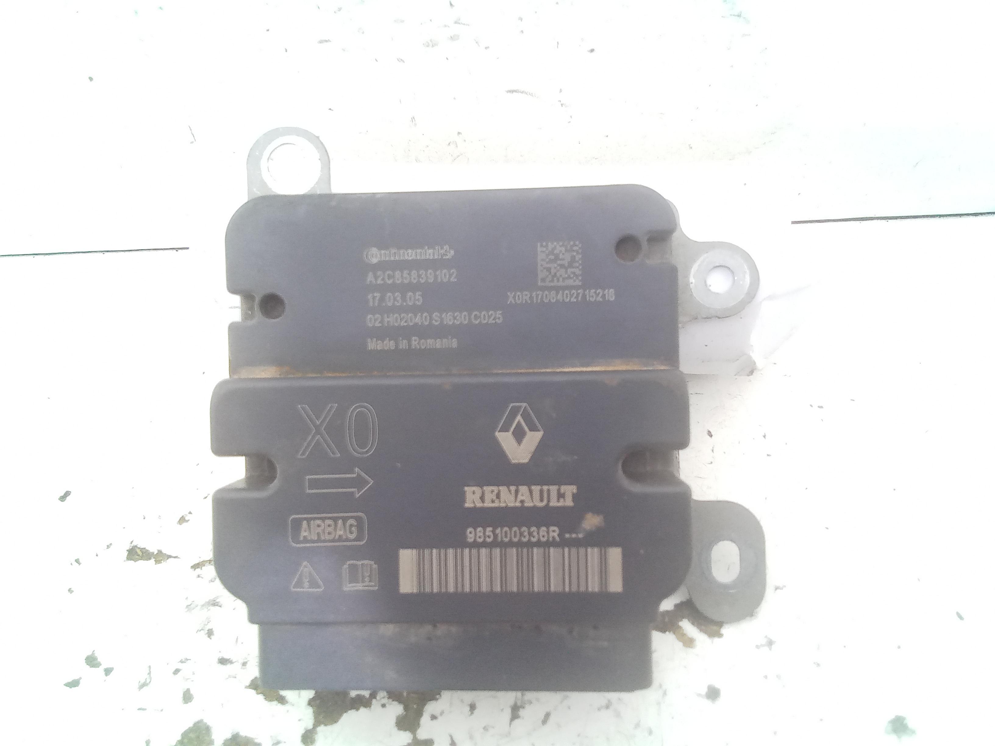 CENTRALINA AIRBAG DACIA Dokker 1° Serie 985100336r (12>)