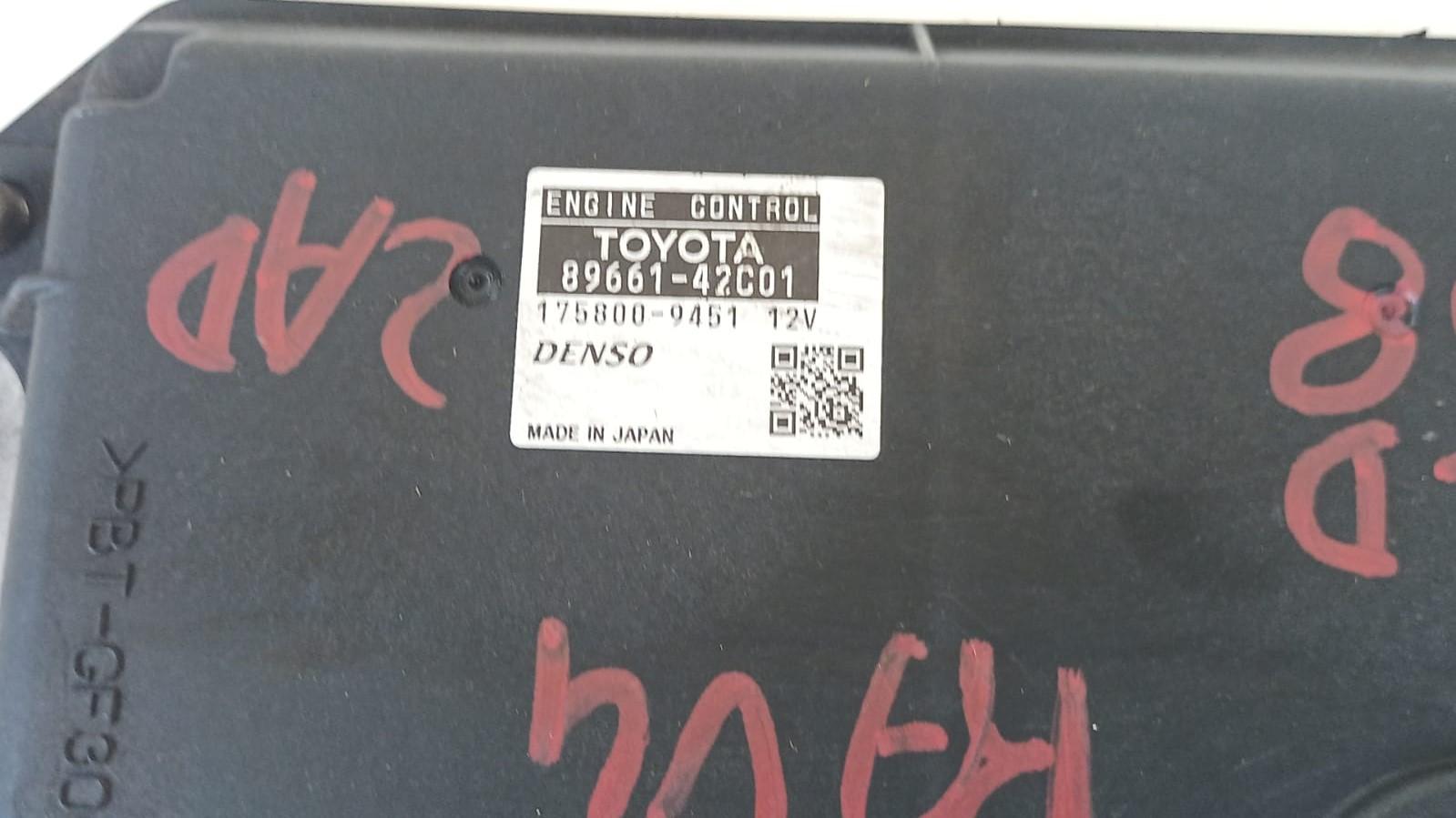 CENTRALINA MOTORE TOYOTA Rav4 4° Serie 89661-42C01 2AD Diesel 2200 (05>09)