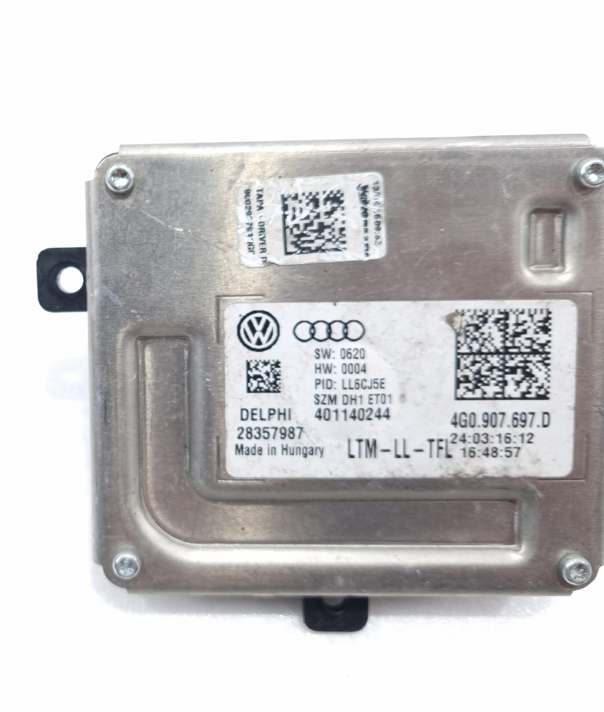 CENTRALINA FARI AUDI A3 Sportback Serie (8VA) 4G0907697D (12>18)