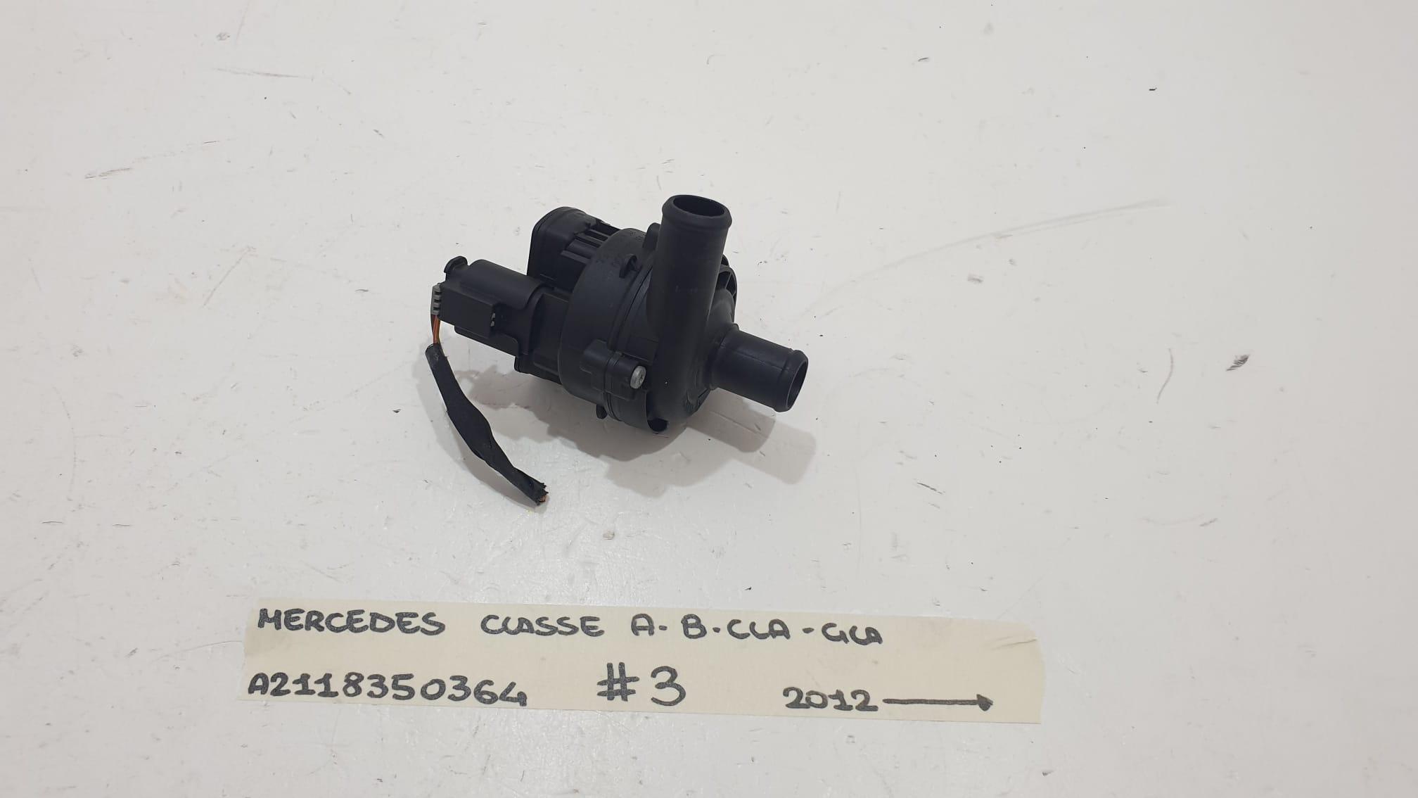POMPA ACQUA AUSILIARIA MERCEDES Classe A Serie (W176) A2118350364 ...