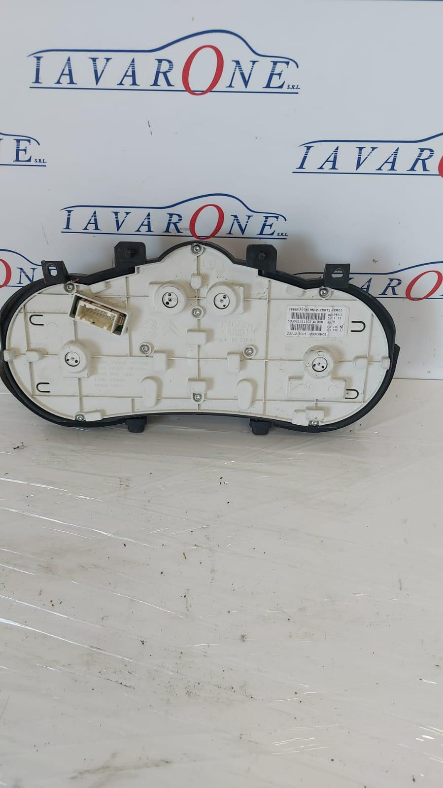 DISPLAY VEGLIA QUADRO STRUMENTI PEUGEOT 206 Plus Berlina 9666636980 (09>)