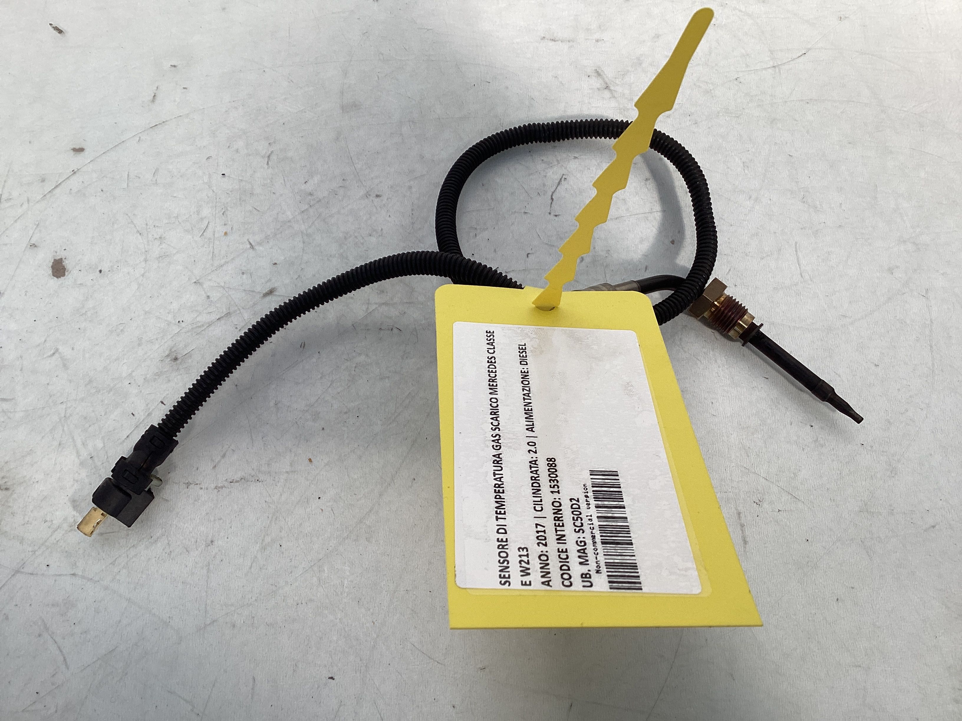 SENSORE DI TEMPERATURA GAS SCARICO MERCEDES Classe E W213 A0009059704 ...