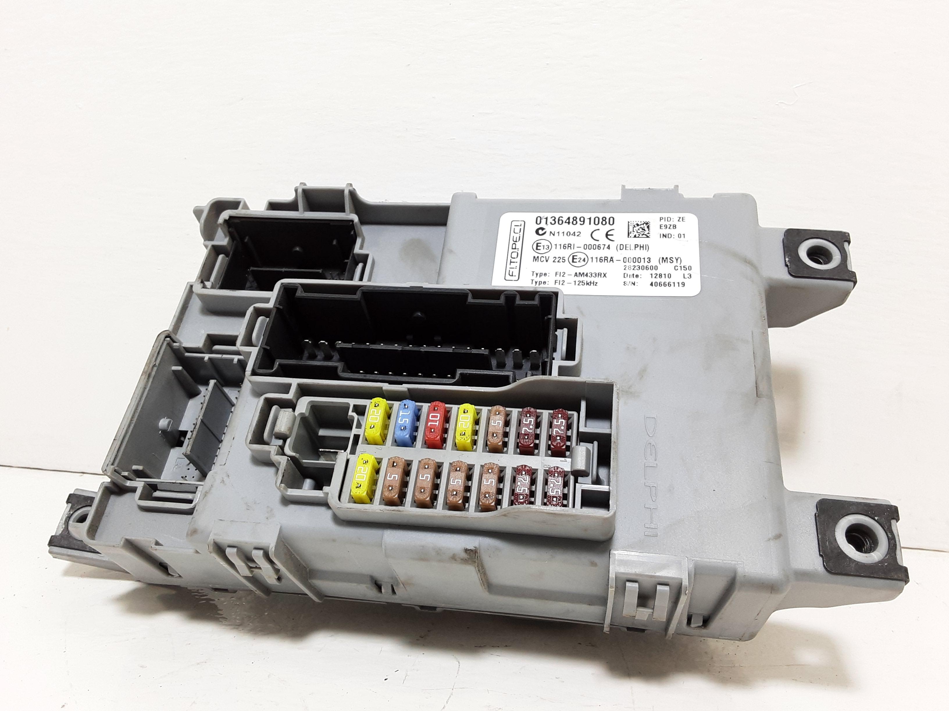 BODY COMPUTER FIAT Qubo 1° Serie 01364891080 (08>15)