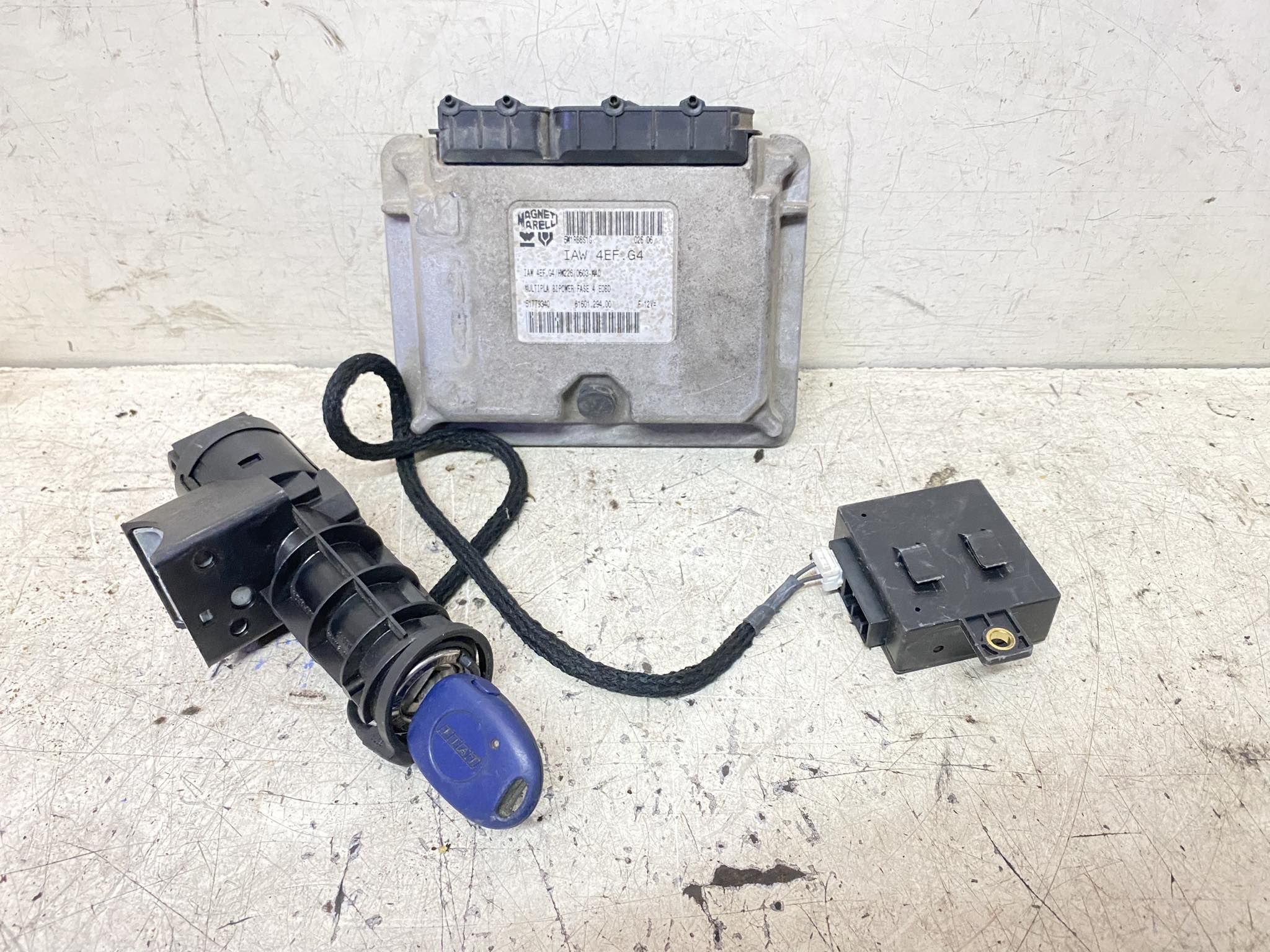 KIT CENTRALINA MOTORE FIAT Multipla 2° Serie IAW 4EF.G4 182 B6.000 ...