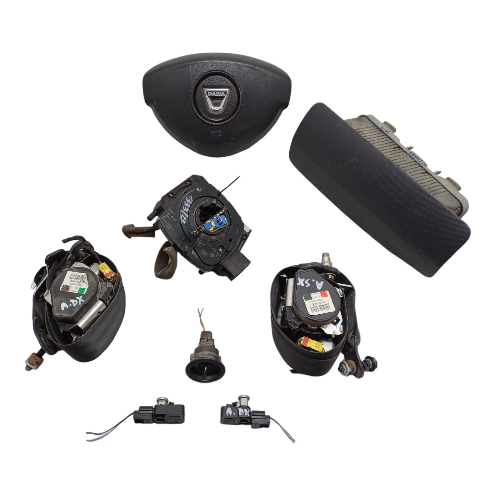 KIT AIRBAG COMPLETO DACIA Duster 1° Serie K9K 856, K9K 858, K9K 898 (10>)