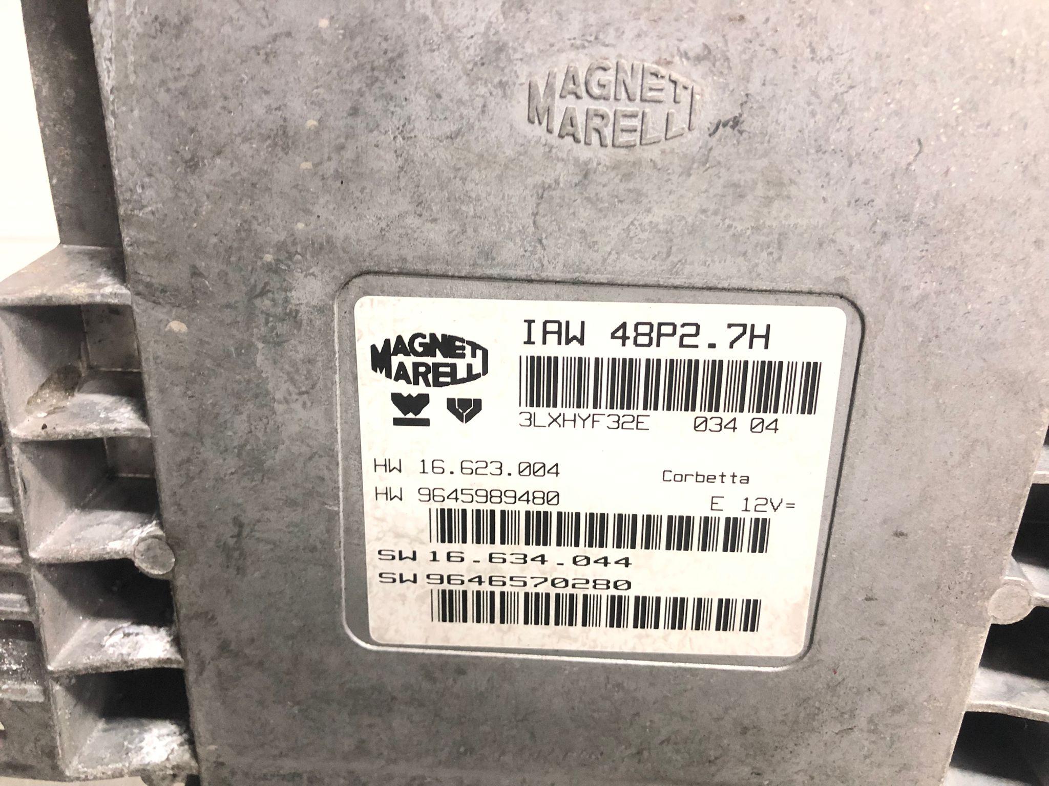 KIT CENTRALINA MOTORE CITROEN C2 2° Serie IAW 48P2.7H HFX (TU1A), HFX ...