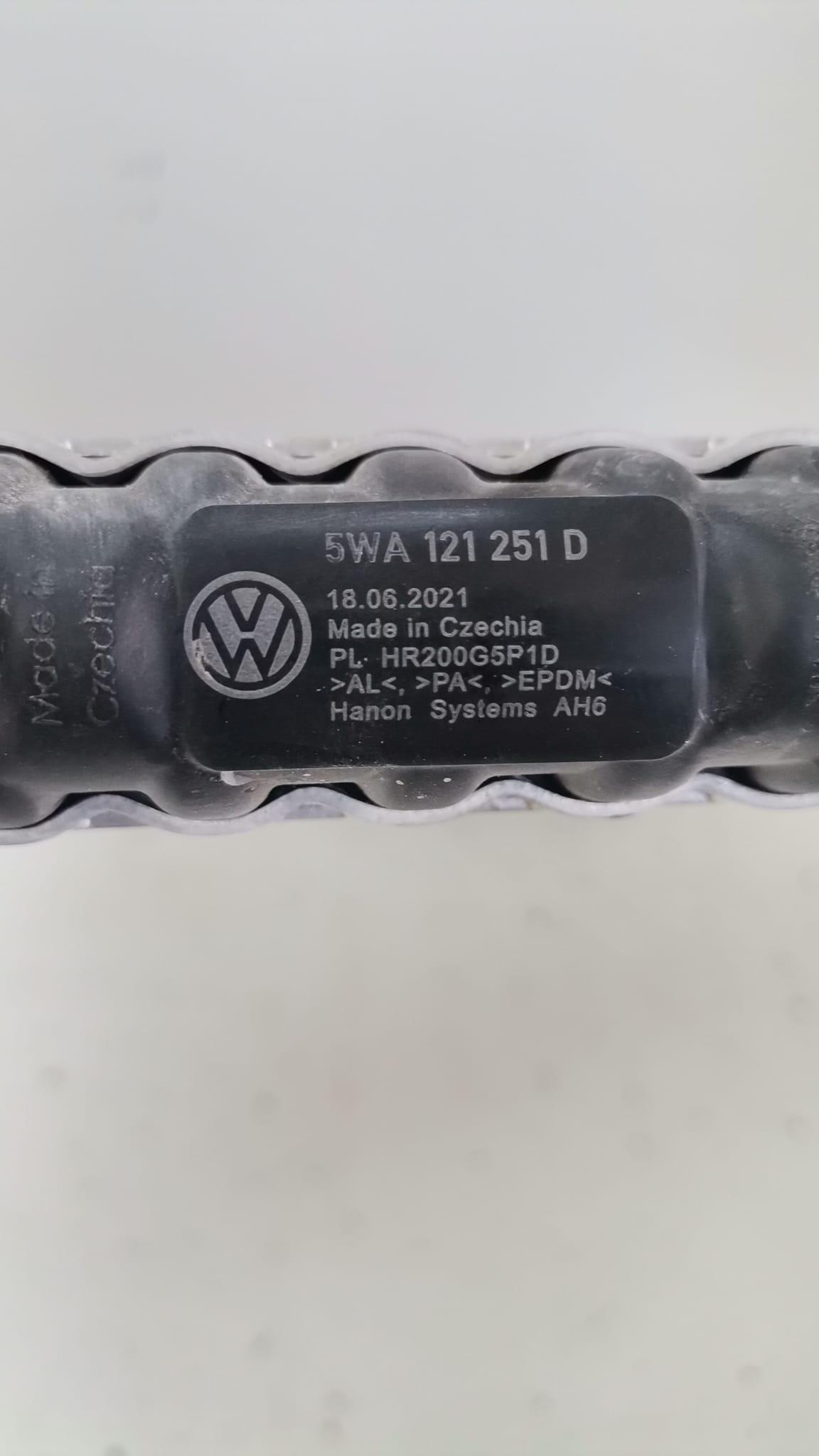 RADIATORE ACQUA VOLKSWAGEN Tiguan Restyling Serie 5WA121251D Benzina ...
