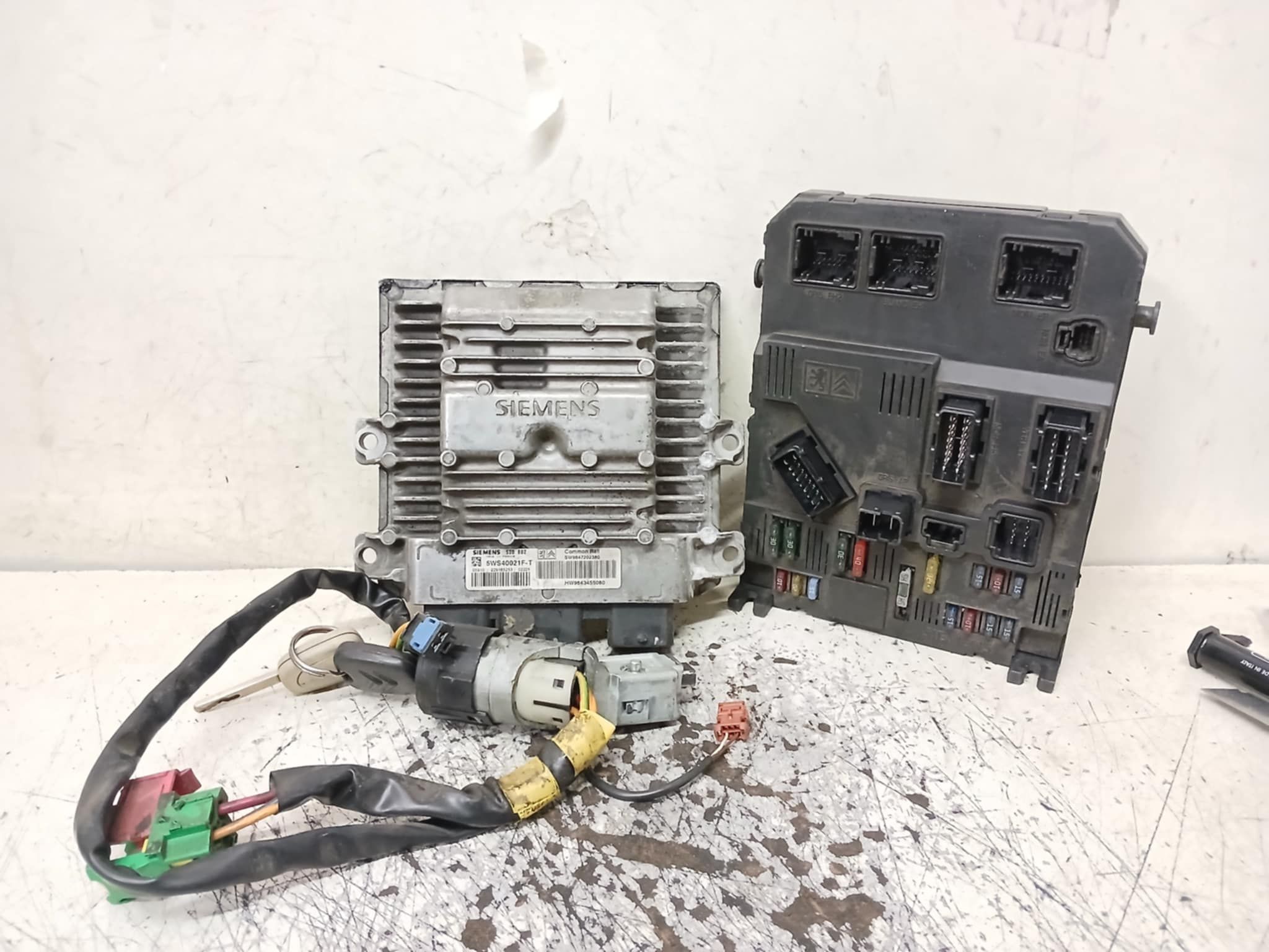 KIT CENTRALINA MOTORE CITROEN C3 1° Serie SW9647202380 8HX (DV4TD), 8HZ ...