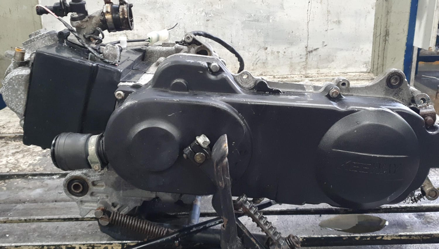 MOTORE SEMI COMPLETO Keeway Motor F-ACT 50cc Evo 4T QJ137QMB-3A benzina ...