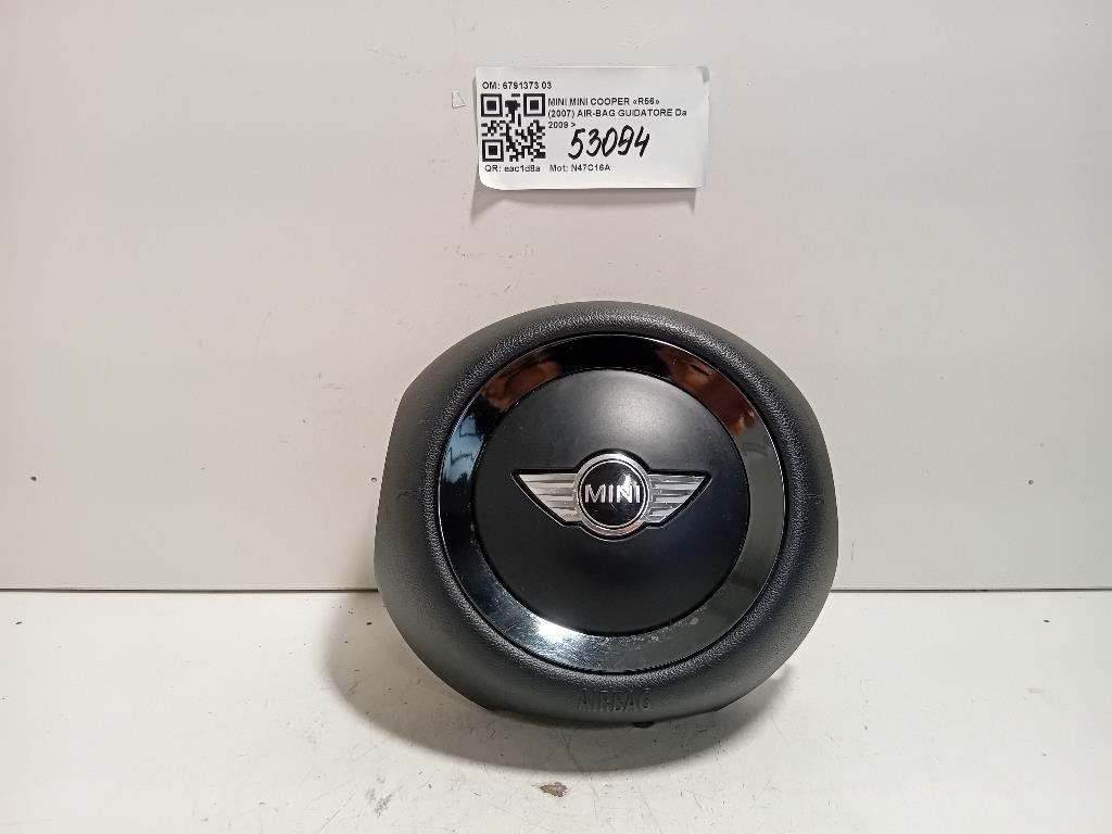 AIRBAG VOLANTE MINI Cooper 2° Serie 6791373 03 N47C16A (06>13)