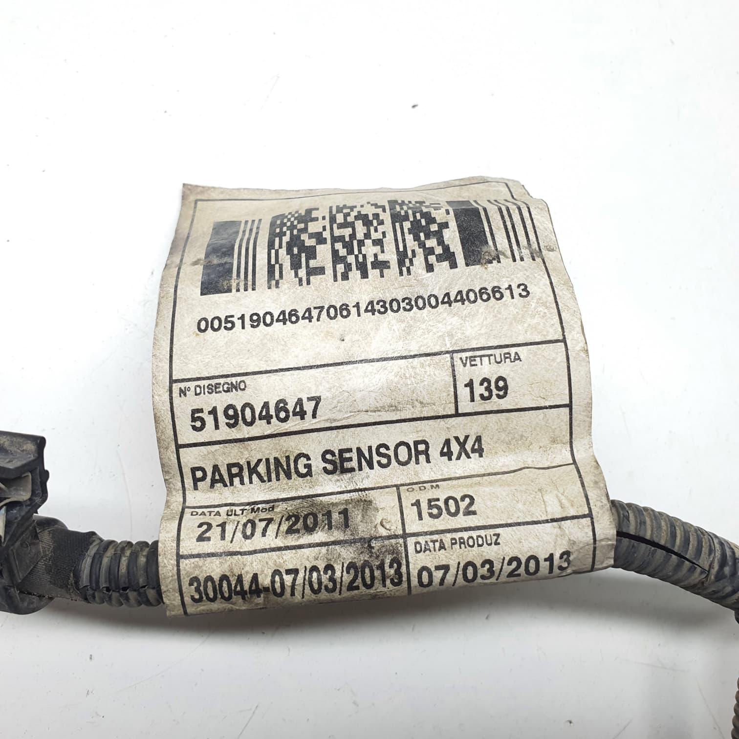 CABLAGGIO COMPLETO DI SENSORI DI PARCHEGGIO POSTERIORI FIAT Panda 3 ...