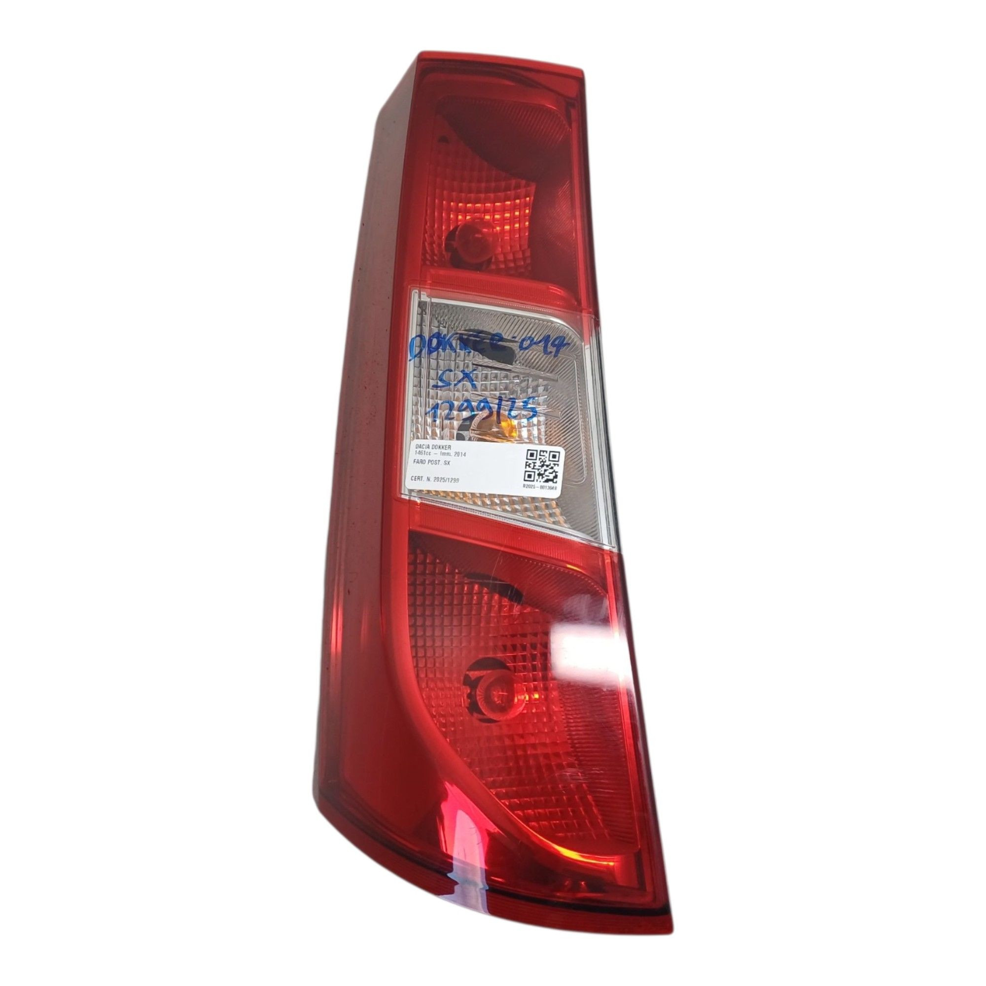 STOP FANALE POSTERIORE SINISTRO DACIA Dokker 1° Serie 265551619R K9KC6 ...