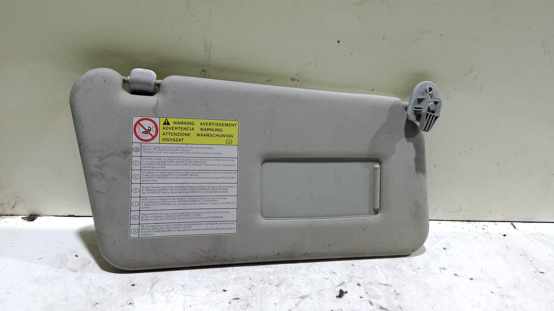 PARASOLE ALETTA LATO PASSEGGERO SUZUKI Swift 4° Serie (04>10)