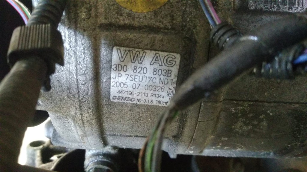 COMPRESSORE A/C VOLKSWAGEN Phaeton Serie (3D2)/3D8) (02>07) 3D0820803T ...